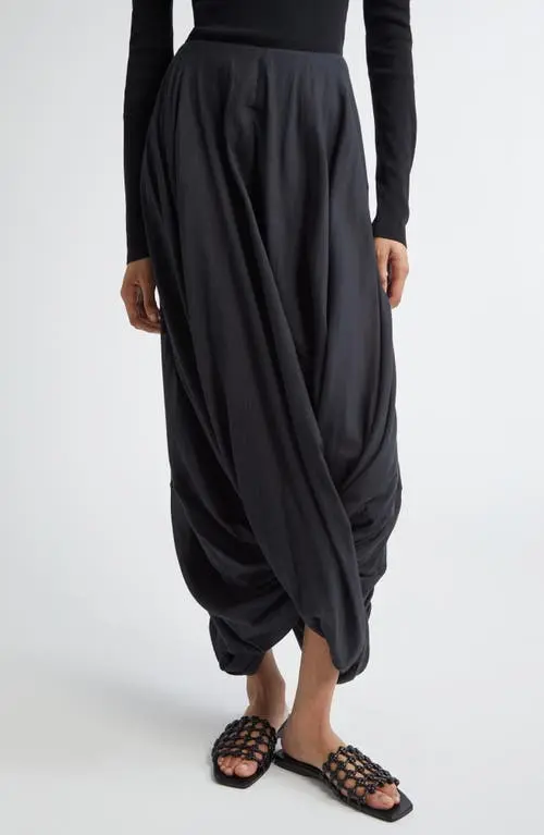 TOTEME Cocoon Maxi Skirt - Black