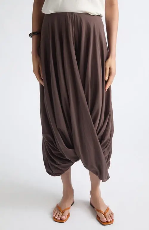 TOTEME Cocoon Maxi Skirt - Walnut