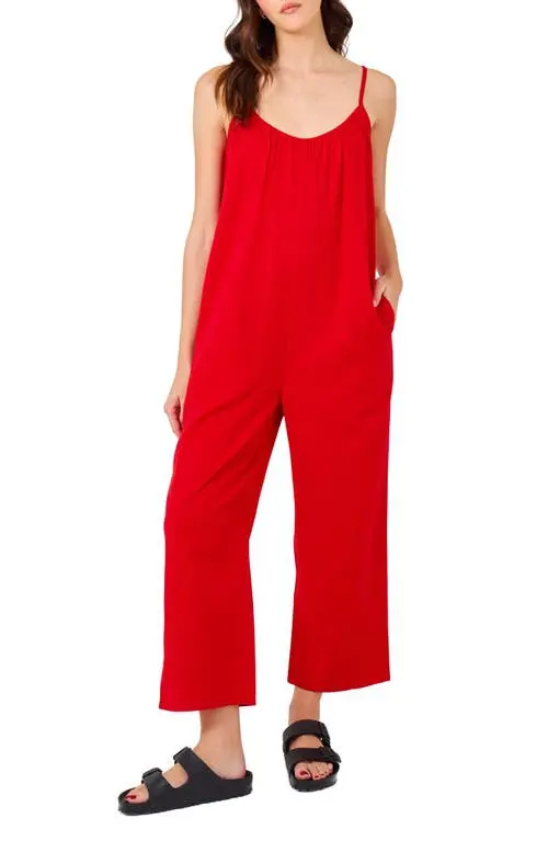 Hurley New Heights Jumpsuit - Float Red