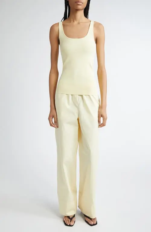 TOTEME Twisted Seam Wide Leg Trousers