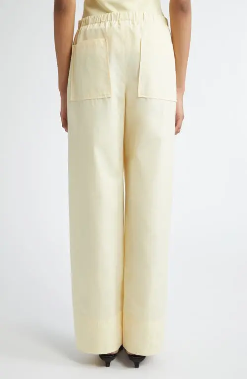 TOTEME Twisted Seam Wide Leg Trousers