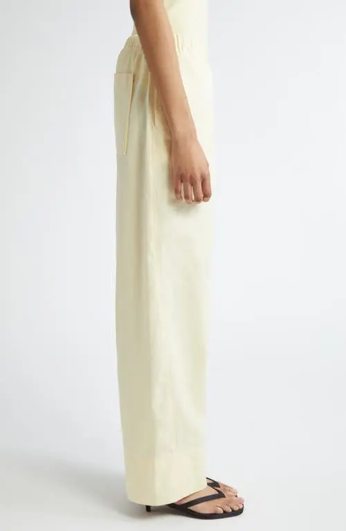 TOTEME Twisted Seam Wide Leg Trousers