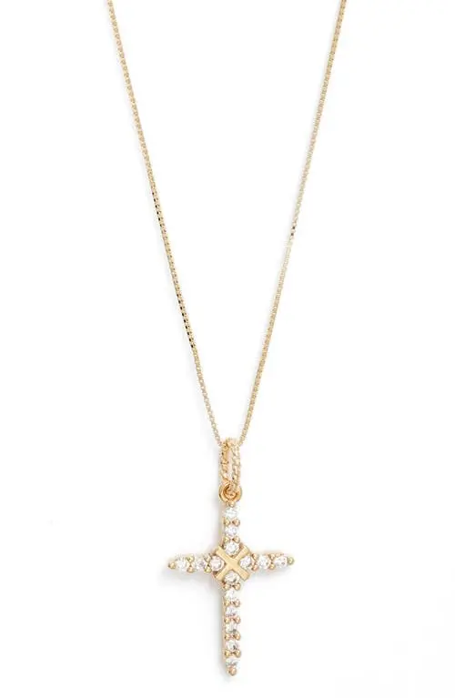 CHILD OF WILD Antonia Cross Pendant Necklace - Gold