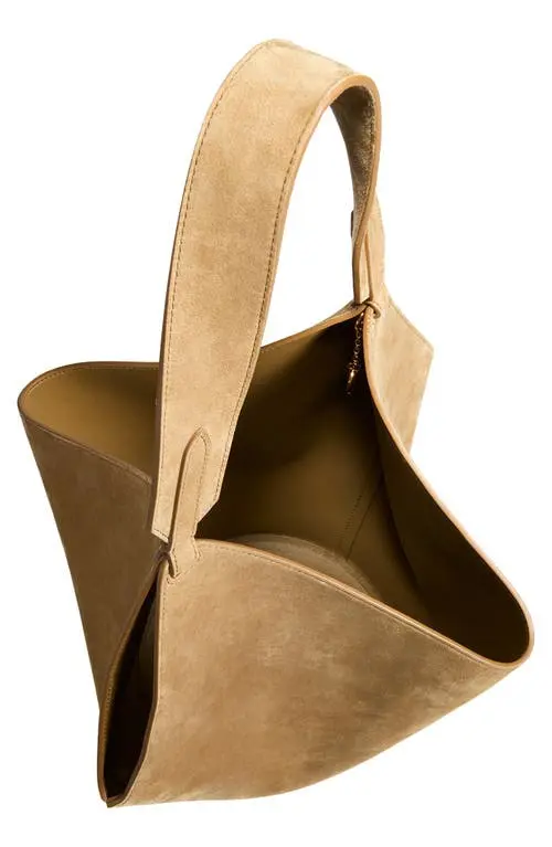 Khaite Small Lotus Top Handle Bag - Mud
