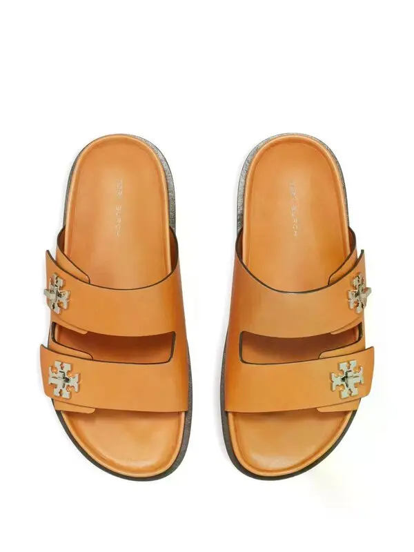Tory Burch Embellished Slip-on Sandals - Brown