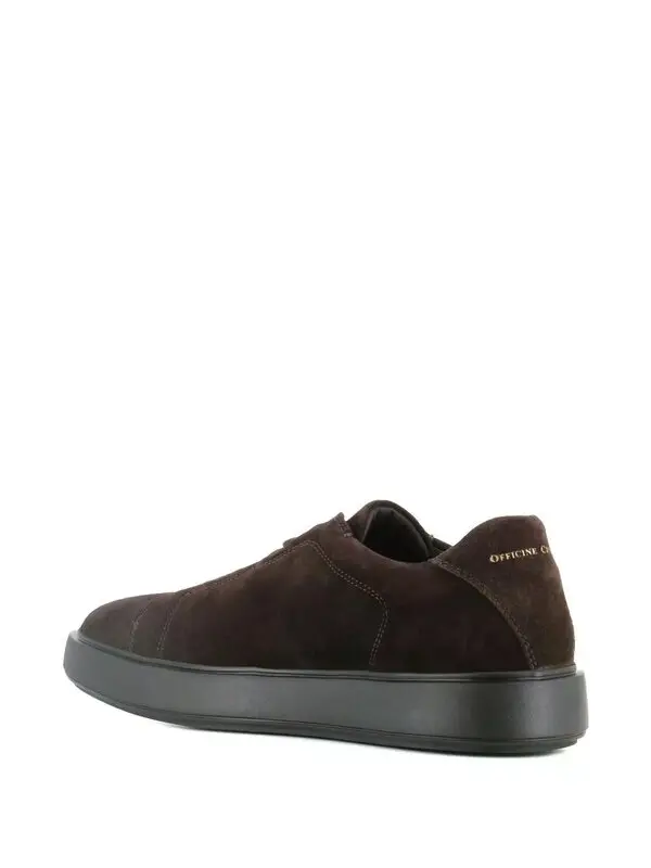 Officine Creative Suede Lace-up Sneakers - Brown