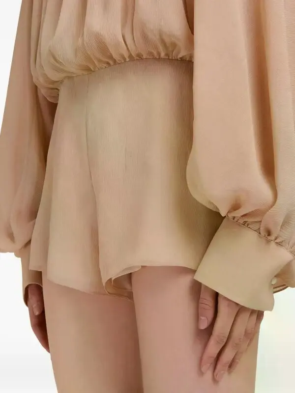Marni Puff-sleeve Gathered Jumpsuit