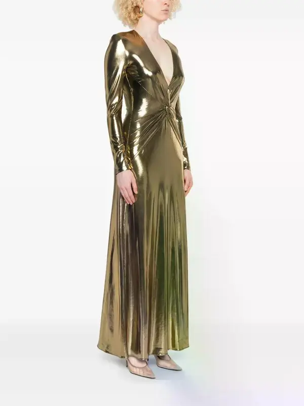 Barbara Bui Metallic Maxi Dress