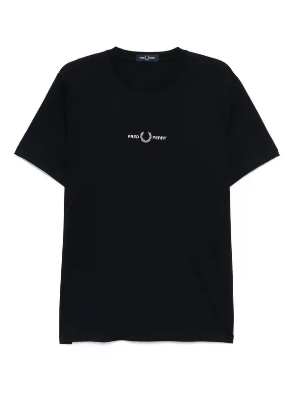 Fred Perry Embroidered T-shirt - Blue