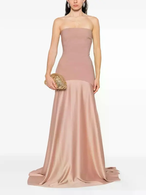 Solace London The Alessandra Strapless Gown