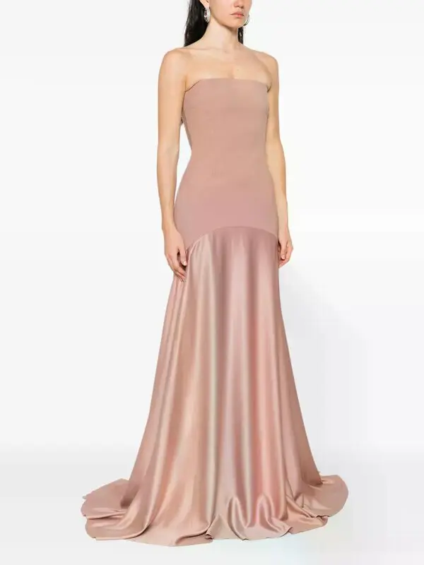 Solace London The Alessandra Strapless Gown