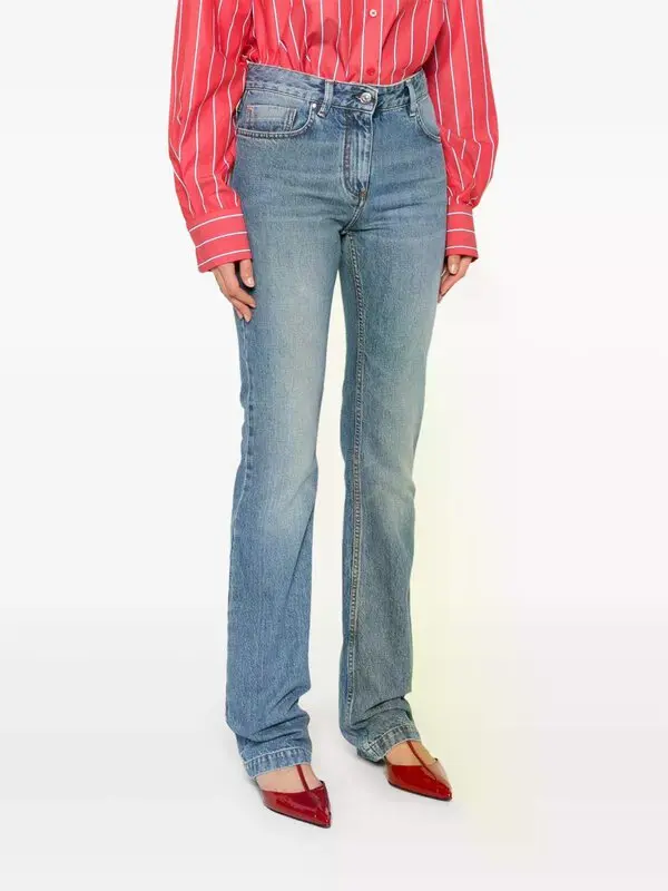 Barbara Bui Five-pocket Jeans With Logo Plaque