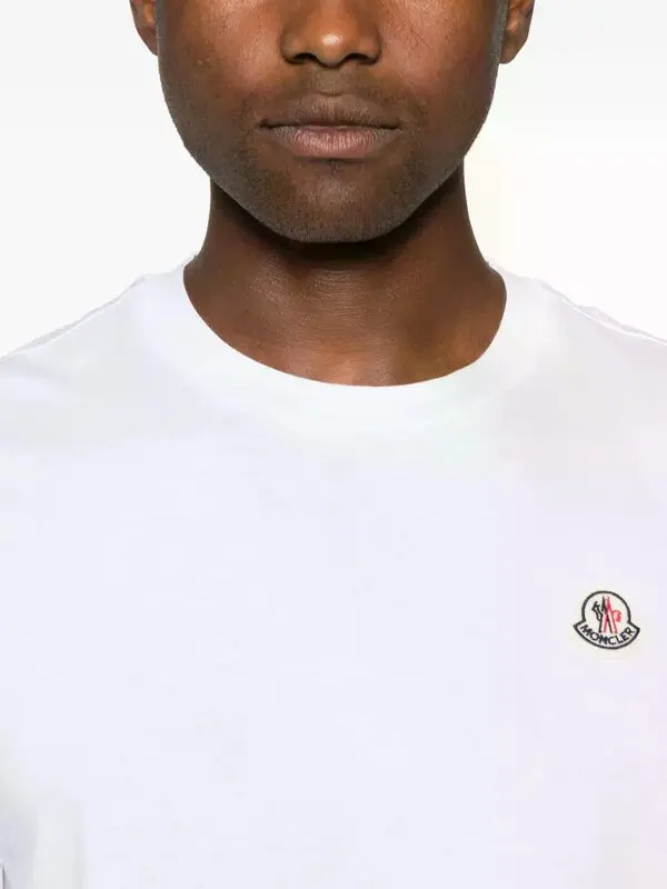 Moncler Logo-patched T-shirt - White