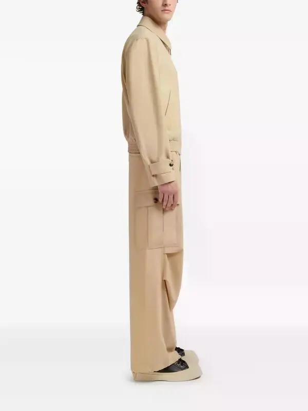 Marni Draped Cargo Trousers - Yellow