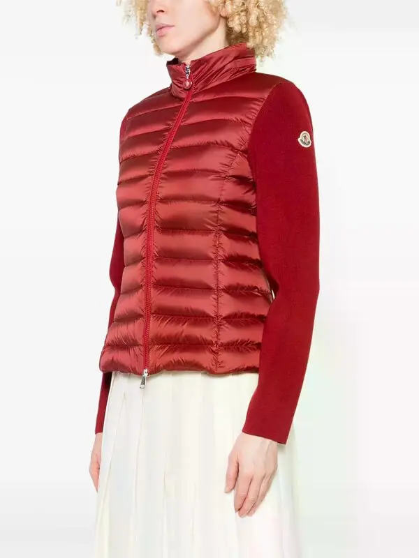 Moncler Padded-front Knit Jacket