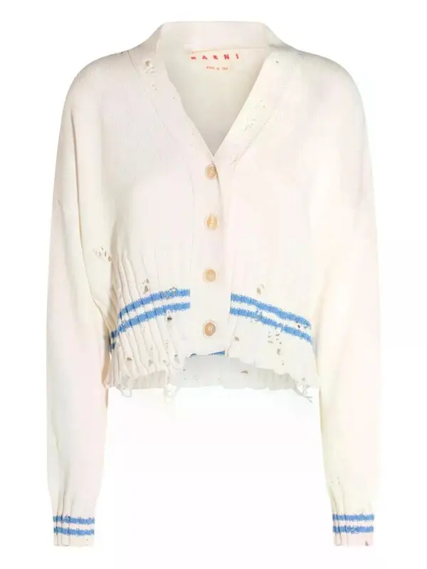 Marni Distressed-effect Cardigan