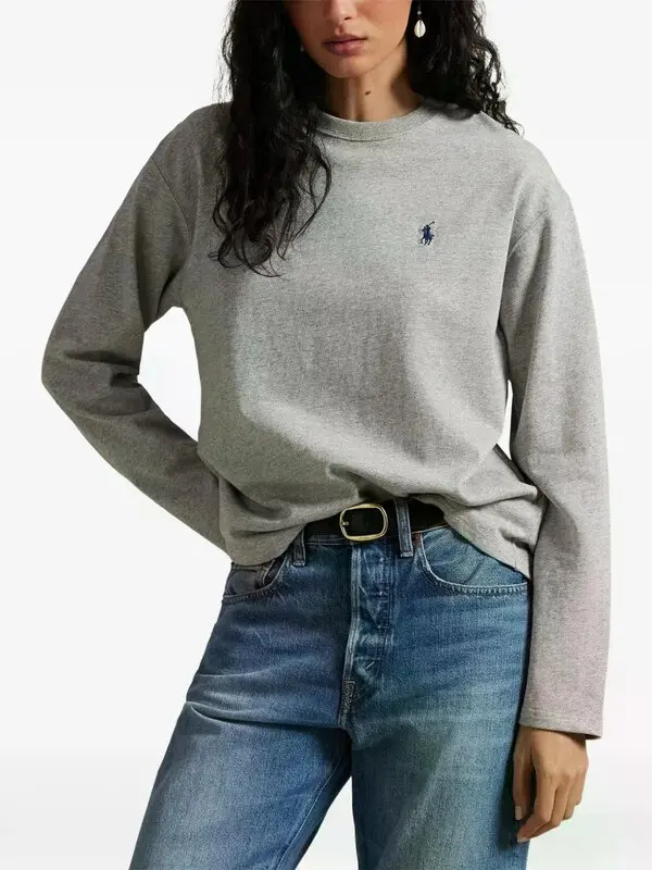 Polo Ralph Lauren Long-sleeve Crewneck T-shirt - Grey