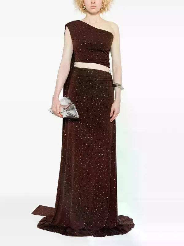 NISSA Rhinestone-embellished Gown