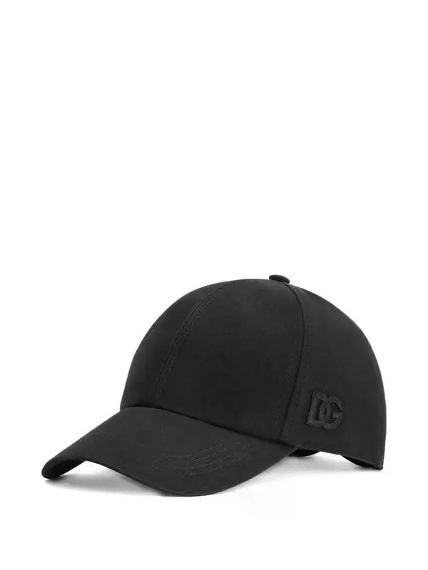 Dolce & Gabbana Logo Embroidered Baseball Cap - Black