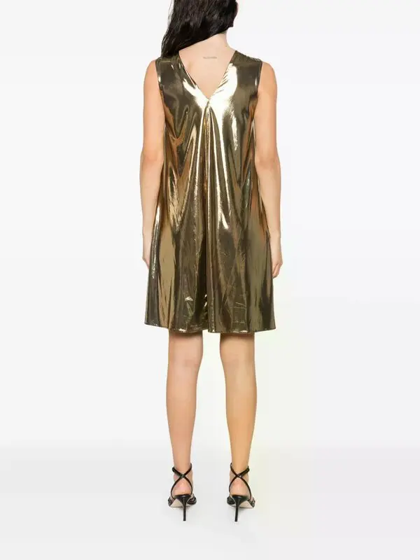 Barbara Bui Metallic Jersey Dress
