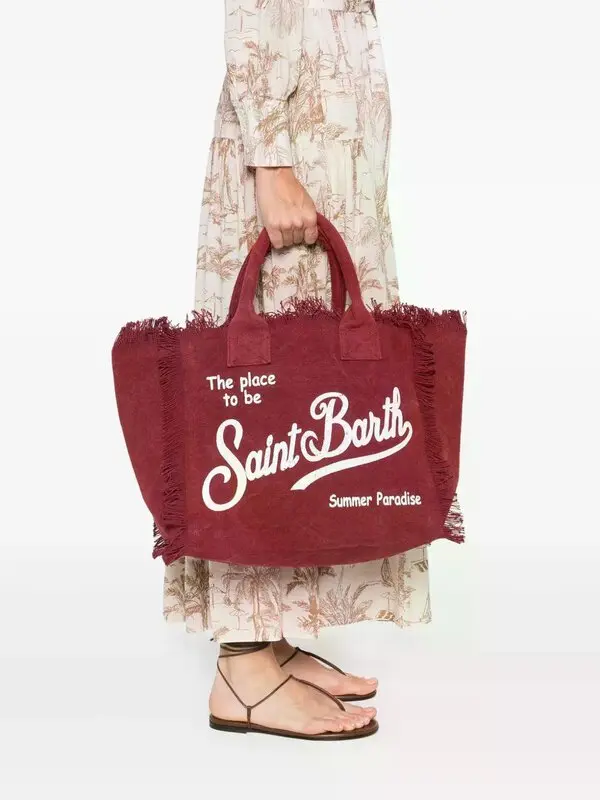 MC2 SAINT BARTH Vanity Tote Bag - Red
