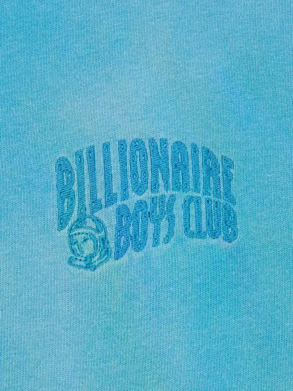 BILLIONAIRE BOYS CLUB Logo-embroidered Faded T-shirt - Blue