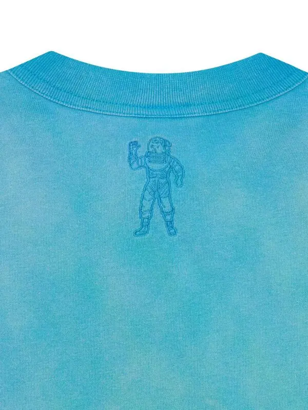 BILLIONAIRE BOYS CLUB Logo-embroidered Faded T-shirt - Blue