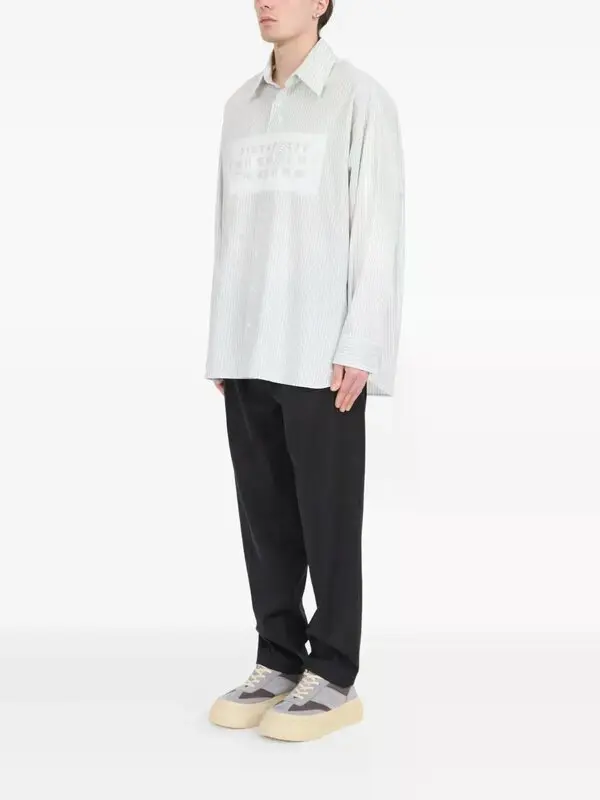 MAISON MARGIELA Striped Button-up Shirt