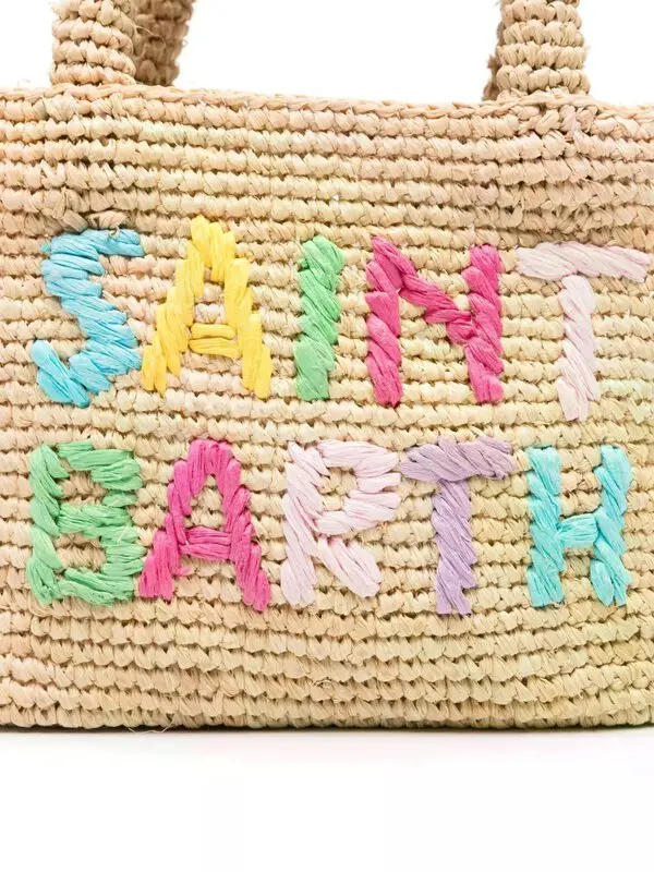 MC2 SAINT BARTH Raffia Tote Bag