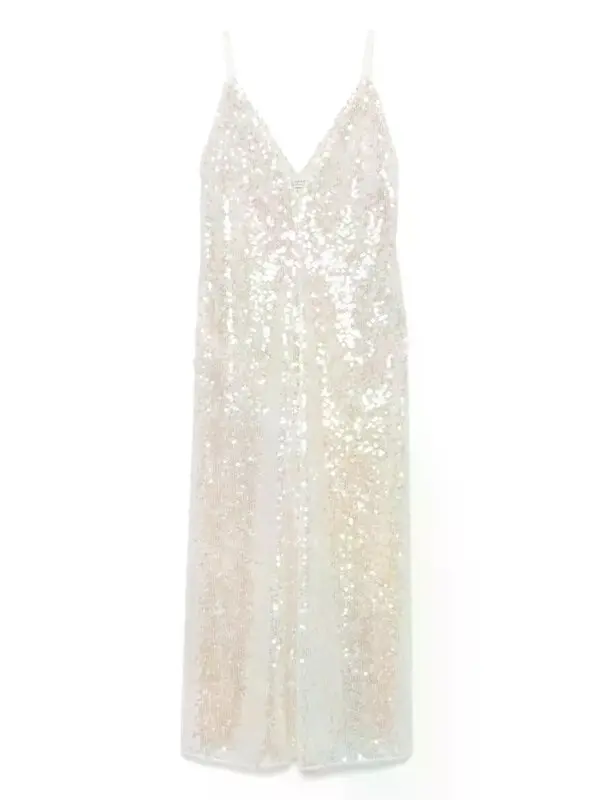 Philosophy Di Lorenzo Serafini Sequinned Dress - Neutrals