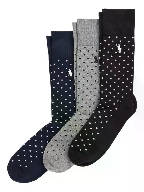Ralph Lauren Logo Socks - Blue