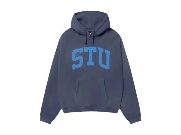 StÜssy Relaxed Fit Hoodie - Blue