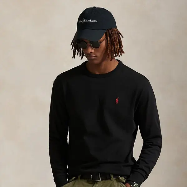 Ralph Lauren Classic Fit Long-sleeve T-shirt - Polo Black