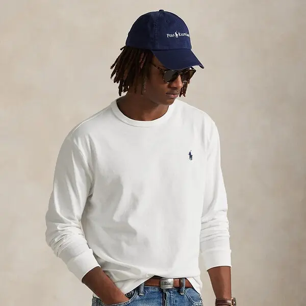 Ralph Lauren Classic Fit Long-sleeve T-shirt - White