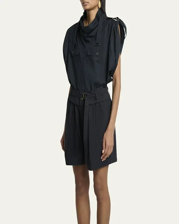 Isabel Marant Étoile Nemia Draped Utility Top