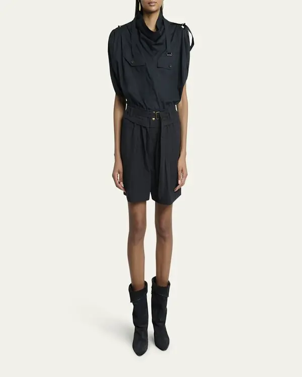 Isabel Marant Étoile Nemia Draped Utility Top