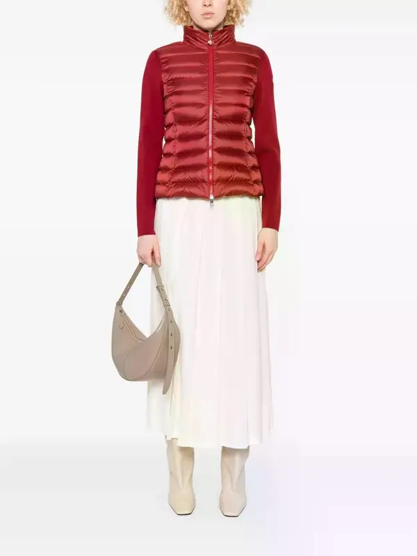 Moncler Padded-front Knit Jacket