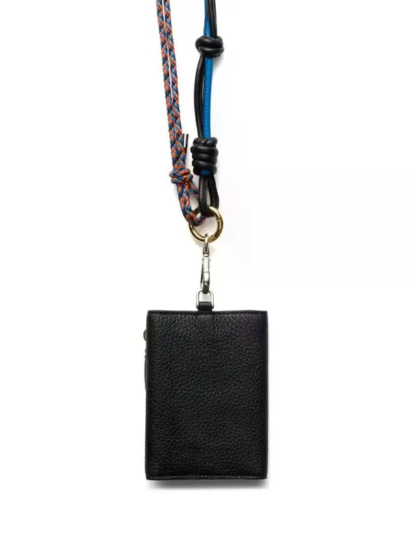 Prada Logo Leather Card Holder