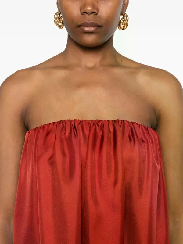 Max Mara Edda Strapless Dress