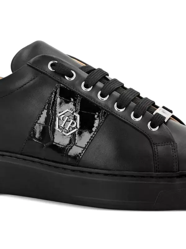 Philipp Plein Hexagon Low-top Sneakers - Black