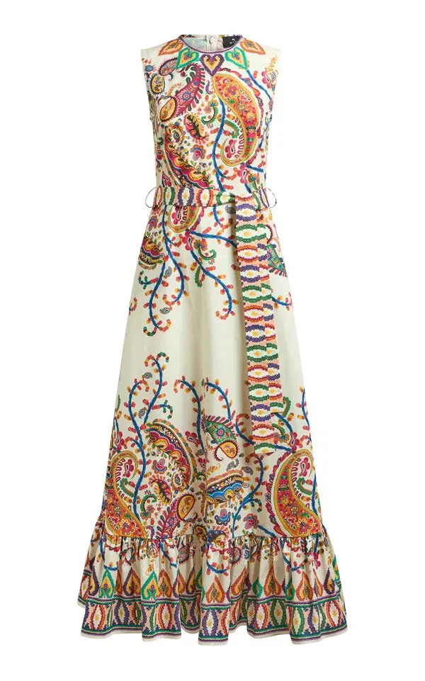 Etro Cotton Maxi Dress - Print