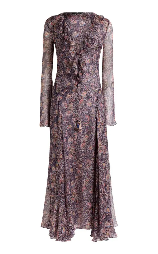Etro Scarf-detailed Maxi Dress