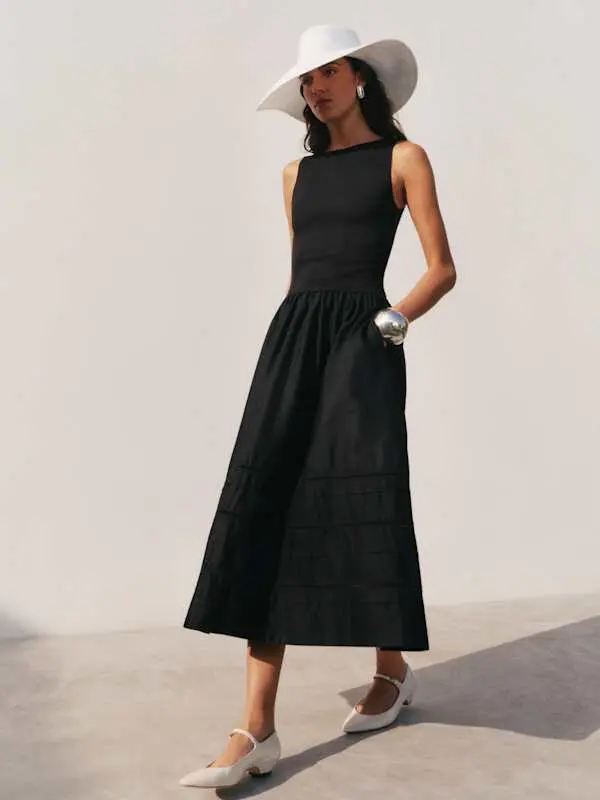 REFORMATION Idelle Midi Dress