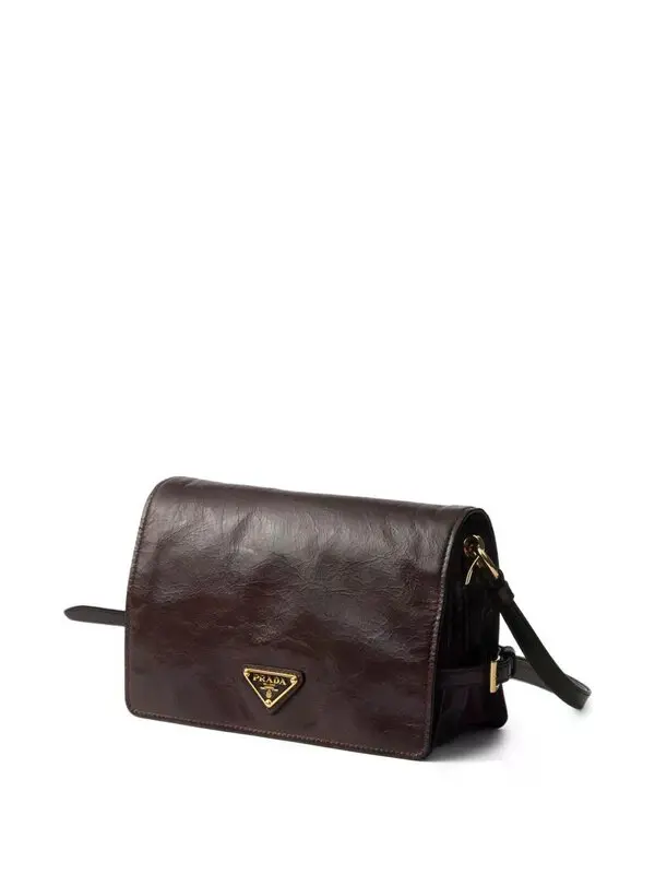 Prada Leather Shoulder Bag - Brown