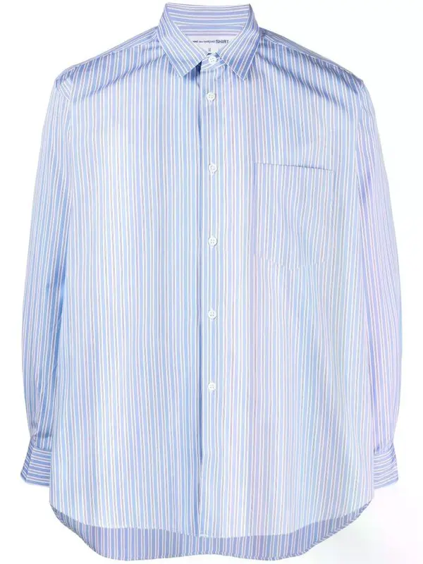 Comme Des Garçons Striped Long-sleeve Shirt