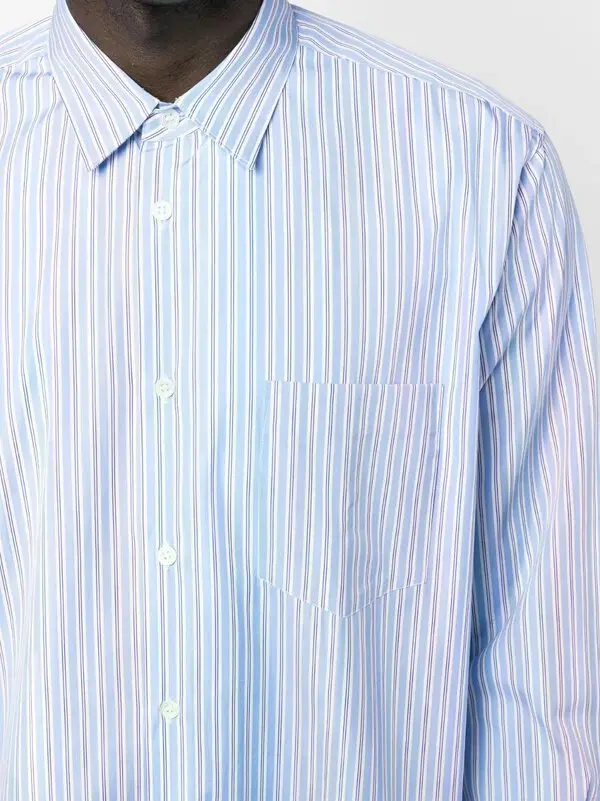 Comme Des Garçons Striped Long-sleeve Shirt
