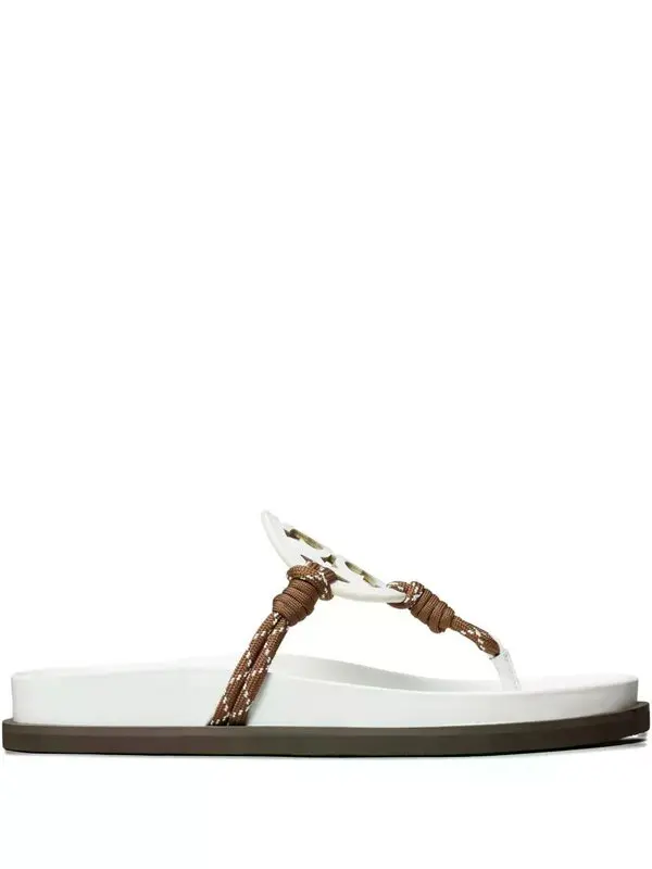 Tory Burch Miller Cloud Thong Sandals - White
