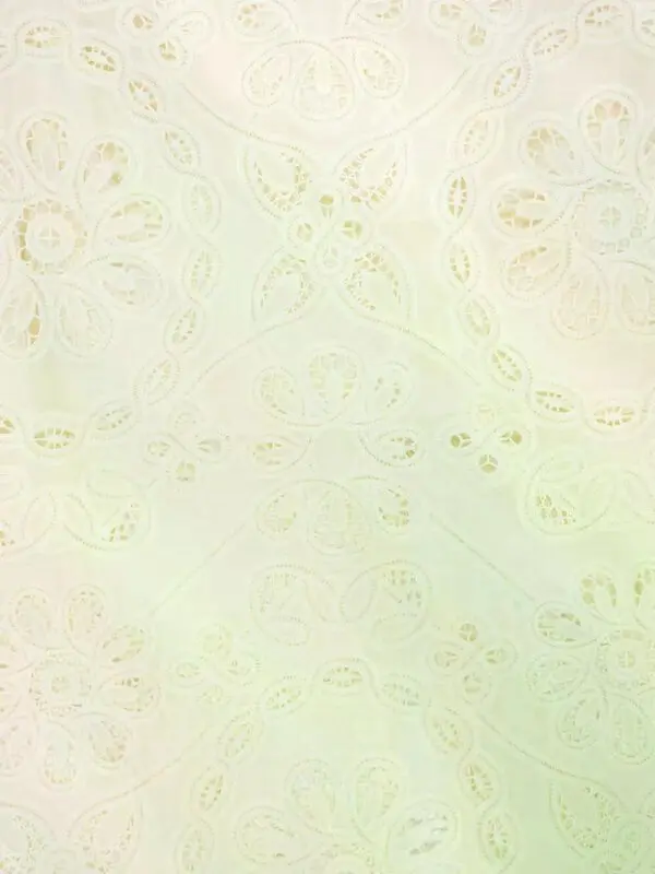 Zimmermann Floral-embroidered Dress - Neutrals