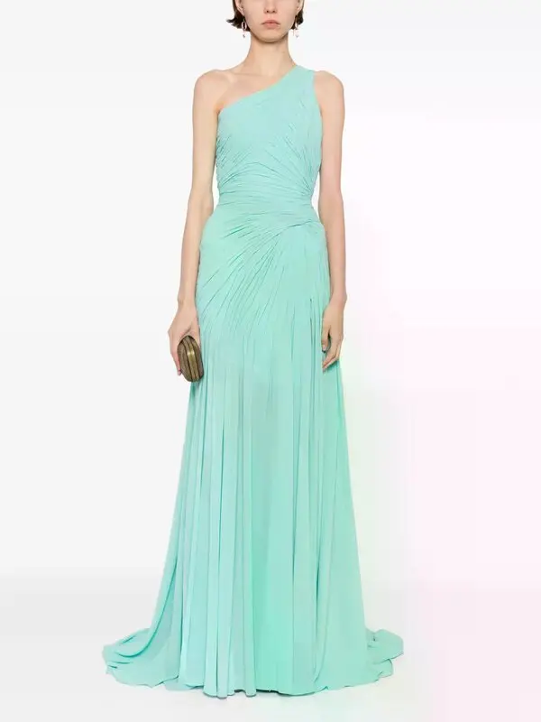 SAIID KOBEISY Embellished Crepe Gown