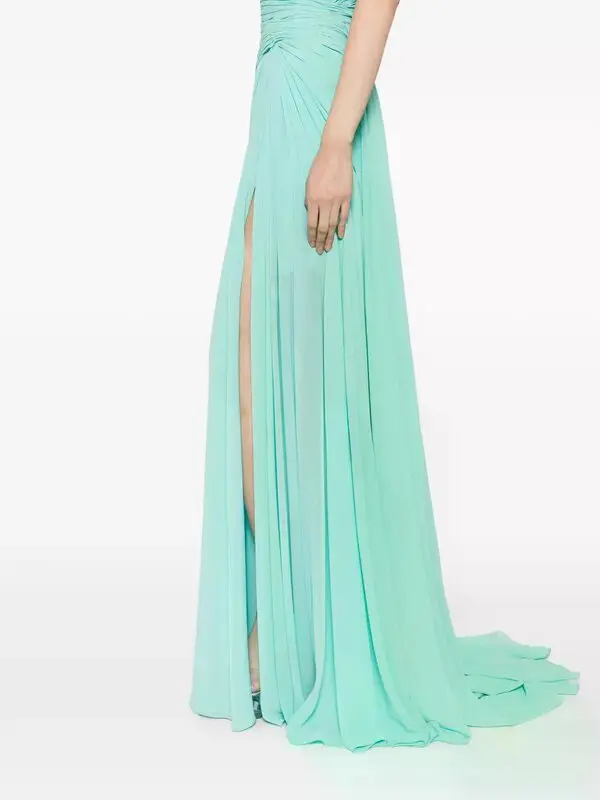SAIID KOBEISY Embellished Crepe Gown